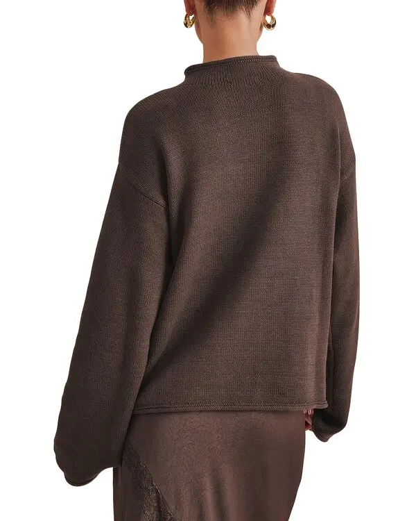 Splendid Elsie Roll Neck Sweater - Java