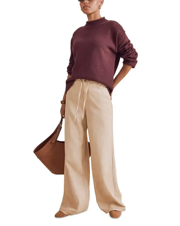Splendid Elsie Roll Neck Sweater - Merlot