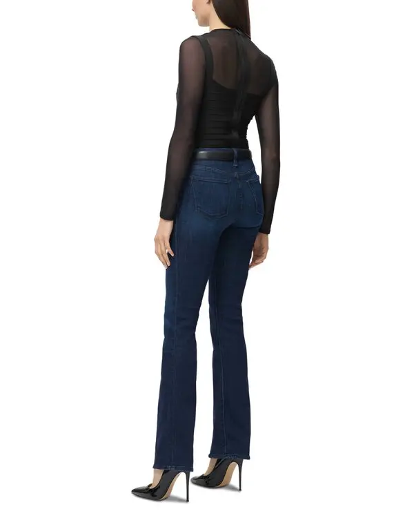 Herve Leger The Sabrina Illusion Mesh Top - Black