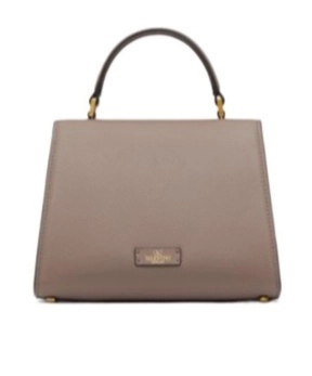 Valentino Garavani Small Vsling Grainy Calfskin Handbag - Brown
