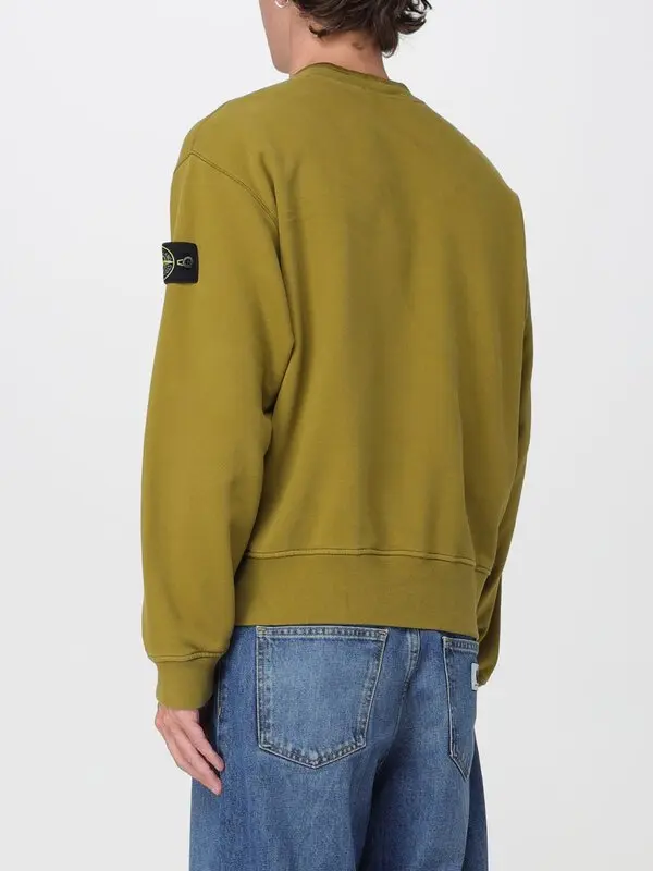 Stone Island Cotton Crewneck Jumper - Military