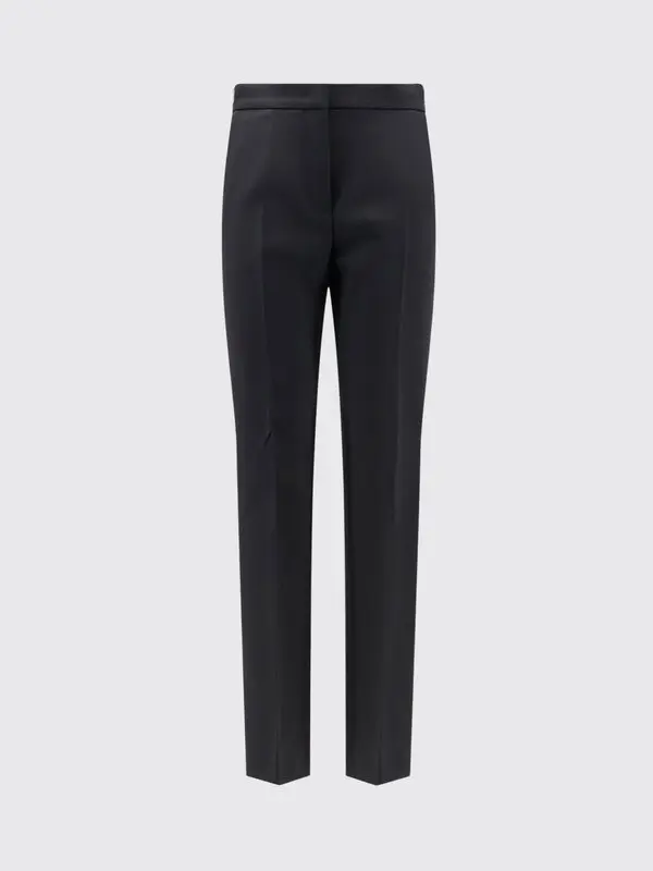 Max Mara Acino Slim Fit Stretch Wool Trousers - Black