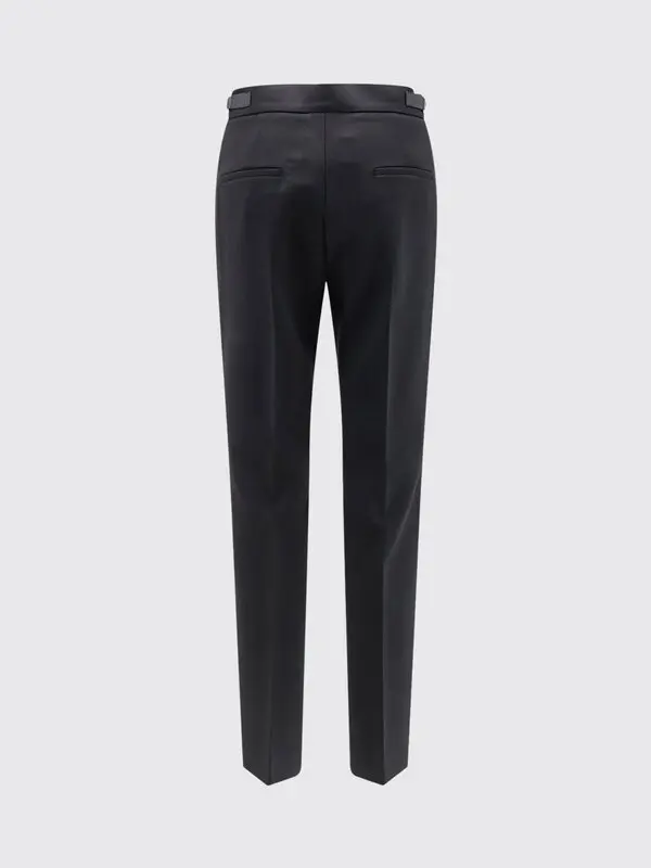 Max Mara Acino Slim Fit Stretch Wool Trousers - Black