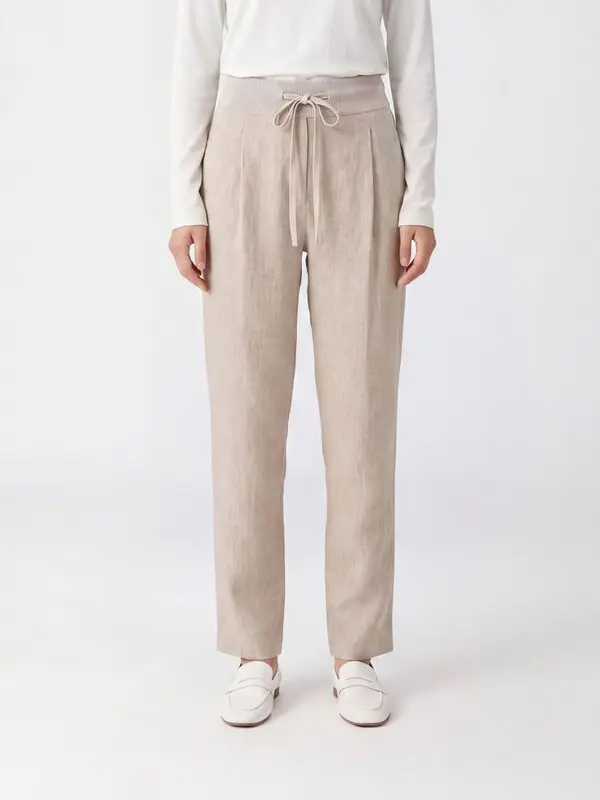Fabiana Filippi High-waisted Wool Blend Pleated Trousers