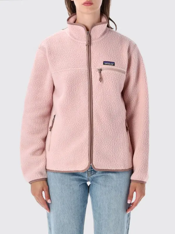 Patagonia Retro High-neck Zip-up Fleece Jacket - Pink