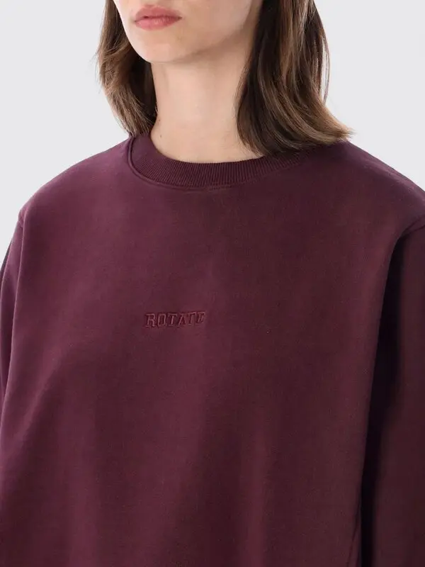 ROTATE BY BIRGER CHRISTENSEN Oversized Puff-sleeve Organic Cotton Sweatshirt