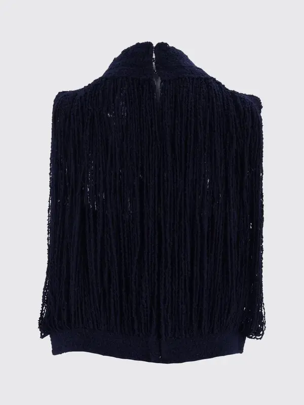 Fabiana Filippi Textured Mock Neck Sweater - Blue