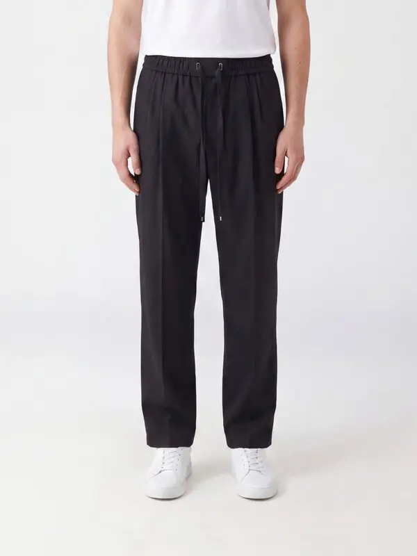 Dolce & Gabbana Cotton Trousers With Elasticated Drawstring Waistband