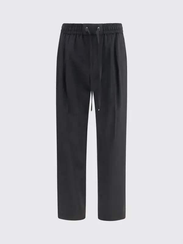 Dolce & Gabbana Cotton Trousers With Elasticated Drawstring Waistband