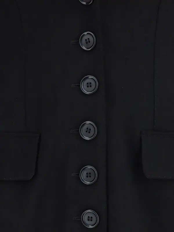 Dolce & Gabbana Single-breasted Wool Blazer With Peak Lapels