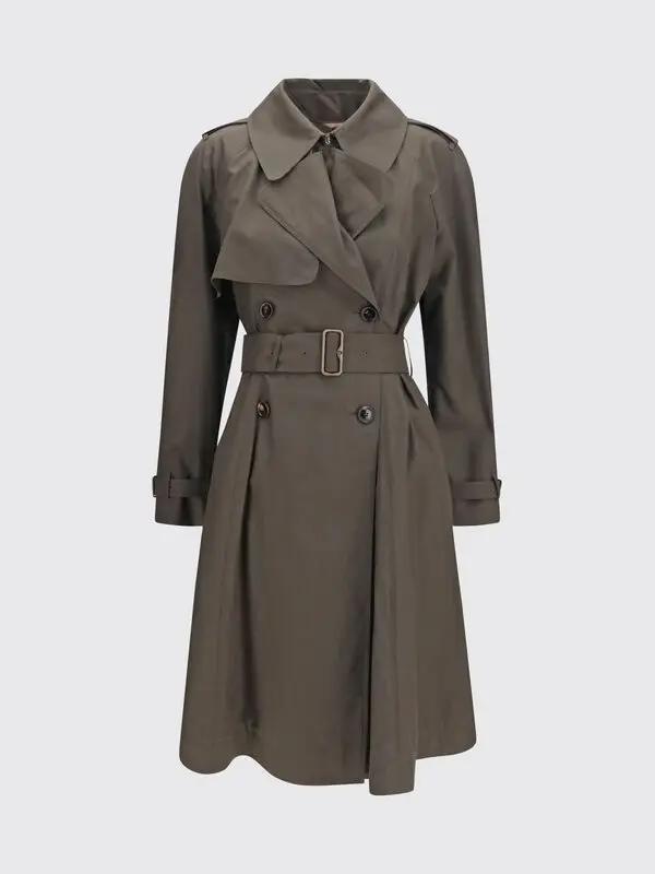 Burberry Double Breasted Belted Trench Coat