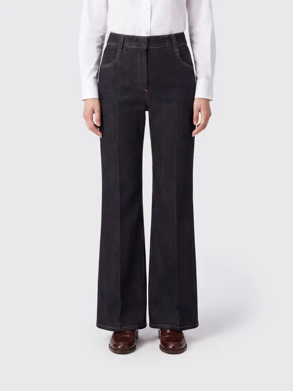 Brunello Cucinelli High-rise Flared Jeans - Blue