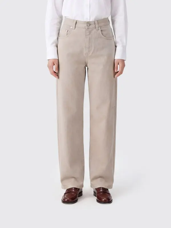 Brunello Cucinelli Wide Leg Trousers - Beige