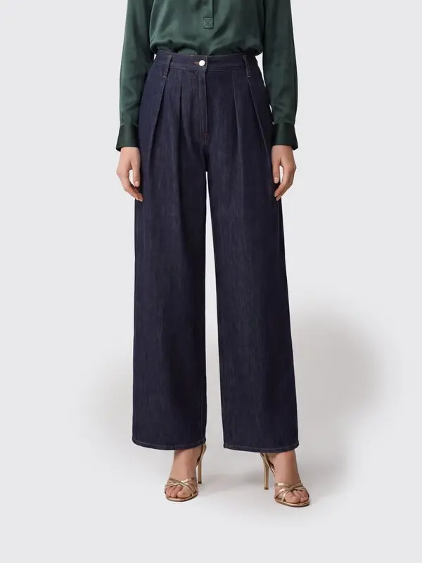 Dries Van Noten High-waisted Pleated Palazzo Jeans