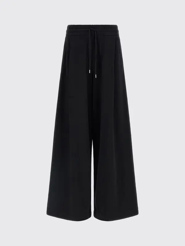 Dries Van Noten High-waisted Wide-leg Cotton Jogging Trousers
