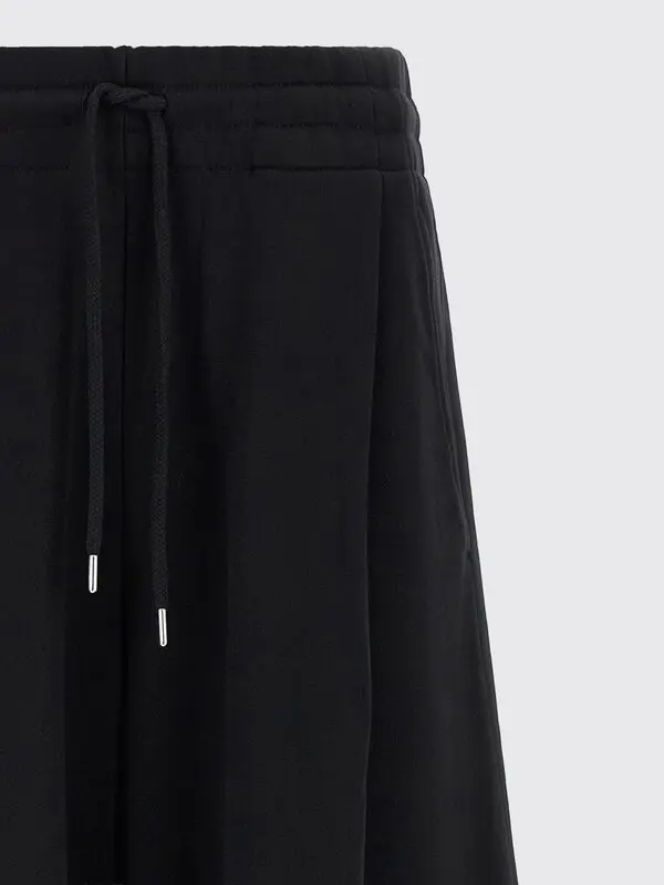 Dries Van Noten High-waisted Wide-leg Cotton Jogging Trousers