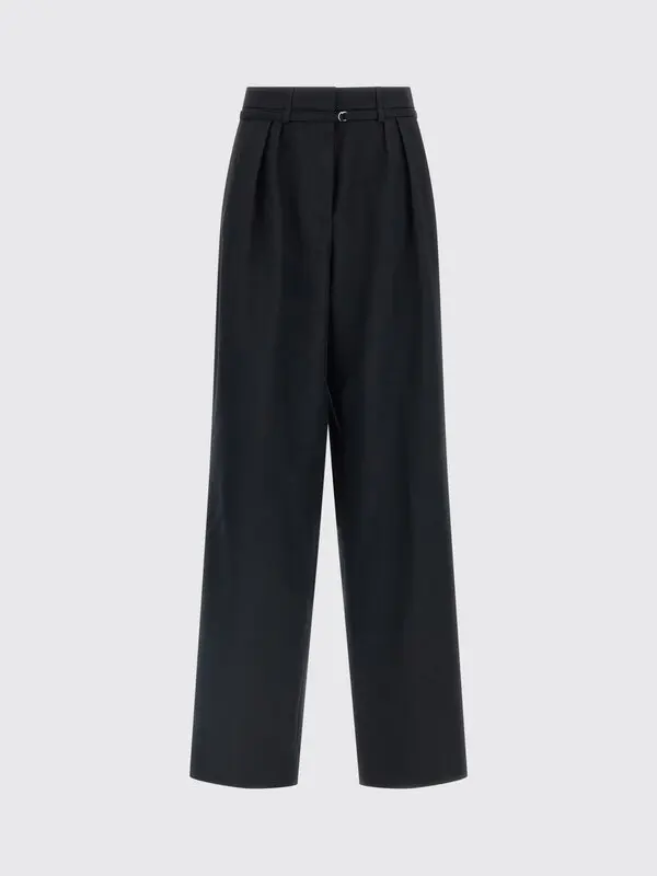 Dries Van Noten High-waisted Pleated Wide-leg Trousers In Wool Crêpe