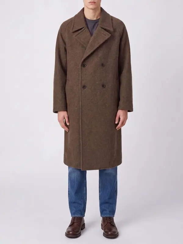 LEMAIRE Double Breasted Jacket - Brown