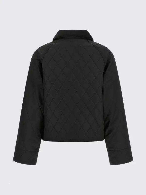 Barbour Quilted Waxed Cotton Spey Jacket With Velvet Collar