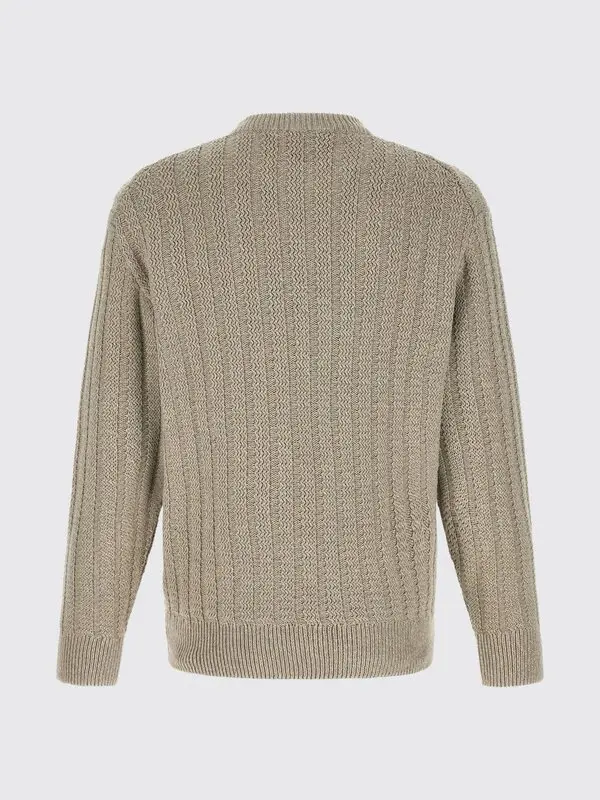 BOSS Textured Knit Crew Neck Sweater