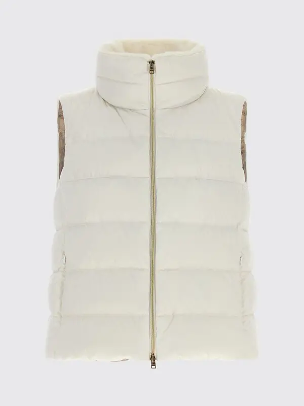 Herno Water-repellent Padded Polyester Gilet With High Neck And Zip