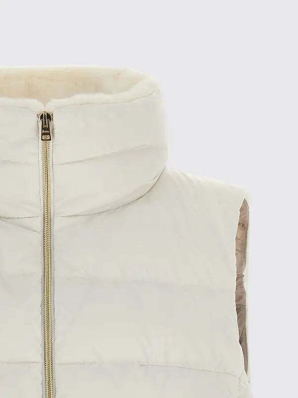 Herno Water-repellent Padded Polyester Gilet With High Neck And Zip