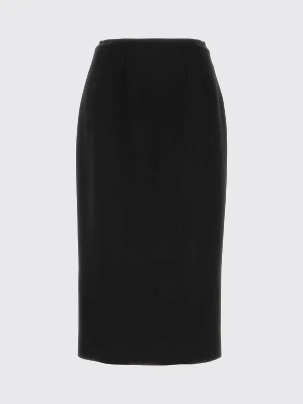 Dolce & Gabbana High-waisted Wool Crêpe Pencil Midi Skirt