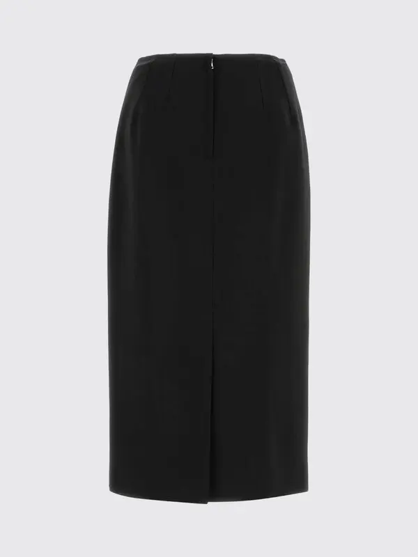 Dolce & Gabbana High-waisted Wool Crêpe Pencil Midi Skirt