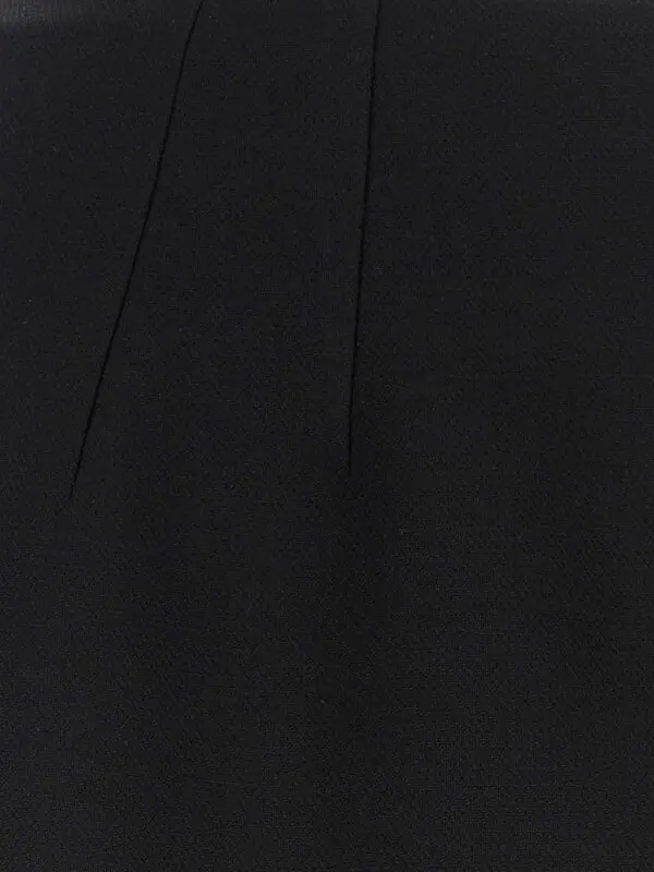Dolce & Gabbana High-waisted Wool Crêpe Pencil Midi Skirt