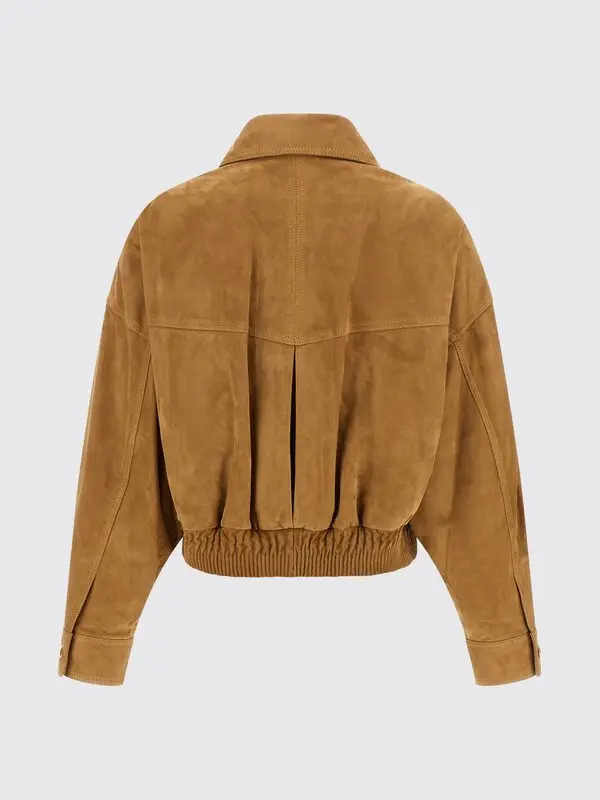 Versace Suede Leather Shirt-style Bomber Jacket