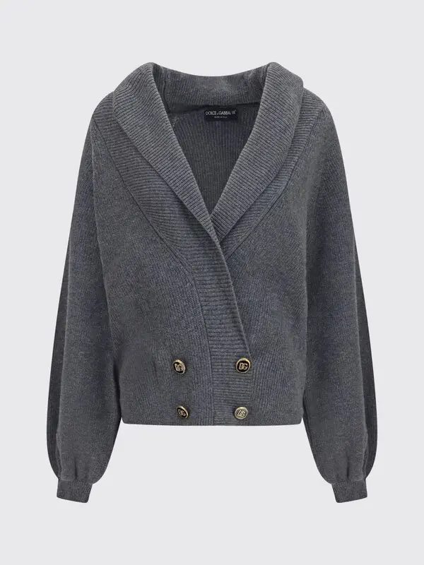 Dolce & Gabbana Double-breasted Wool Cardigan With Shawl Collar