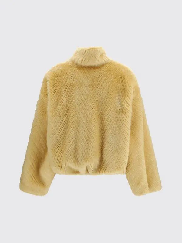 FORTE_FORTE Faux Fur Waistcoat - Platinum