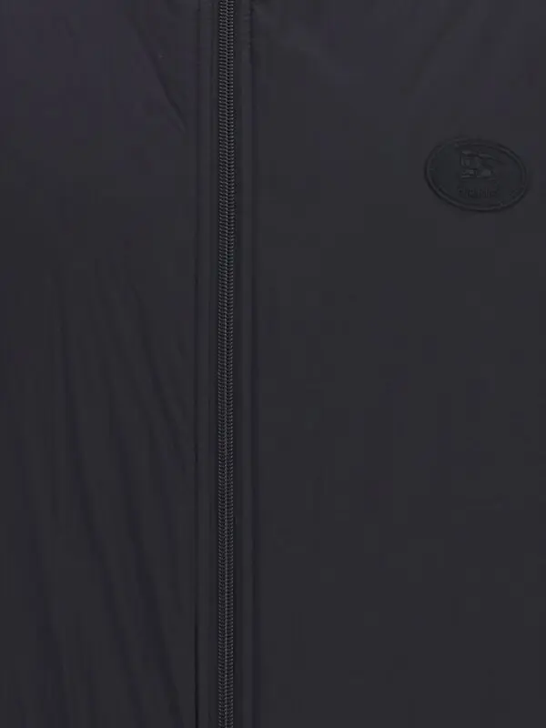 Burberry Dunwich Packable Hooded Windbreaker With Ekd Logo