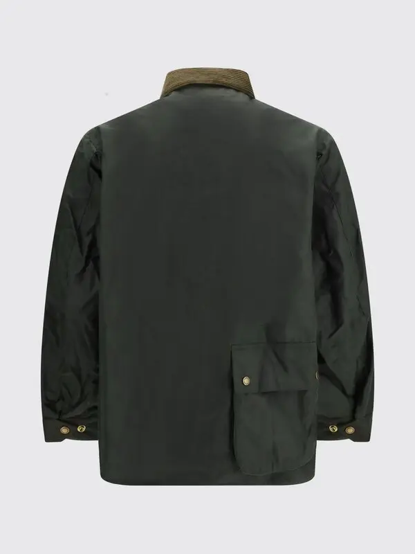 Barbour Waxed Cotton Jacket With Velvet Collar