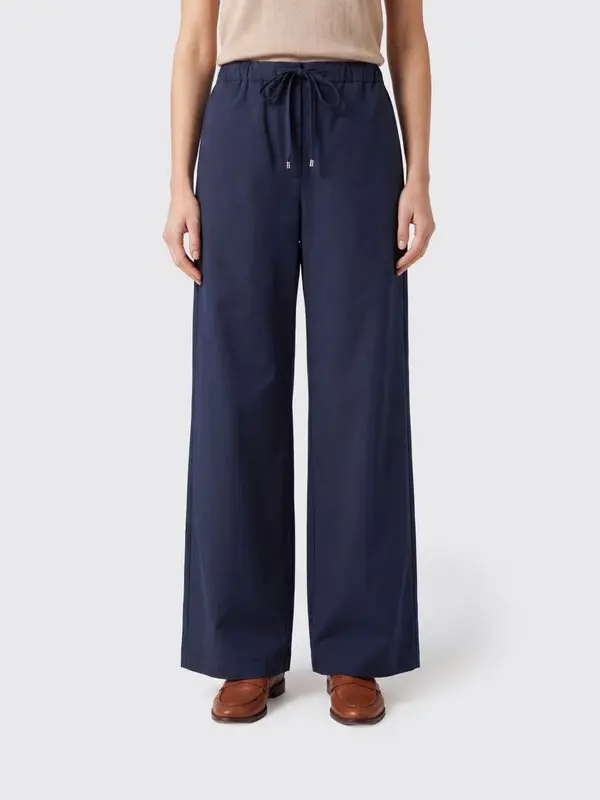 Max Mara Wide Leg Trousers - Blue