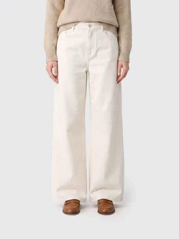 Max Mara Wide Leg Pants - White