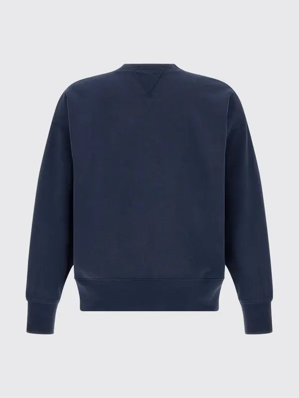 Polo Ralph Lauren Cotton Crewneck Sweatshirt With Contrast Logo Print