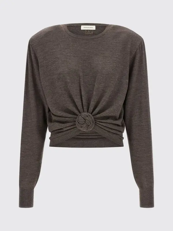 Magda Butrym Knotted Sweater - Brown
