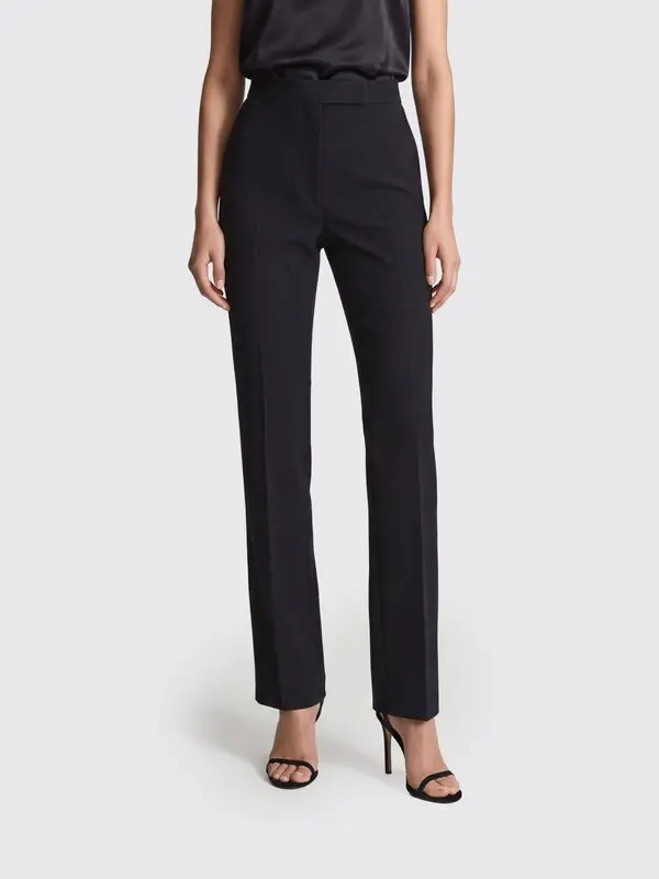 TOM FORD Skinny Wool Trousers With Off-centre Closure
