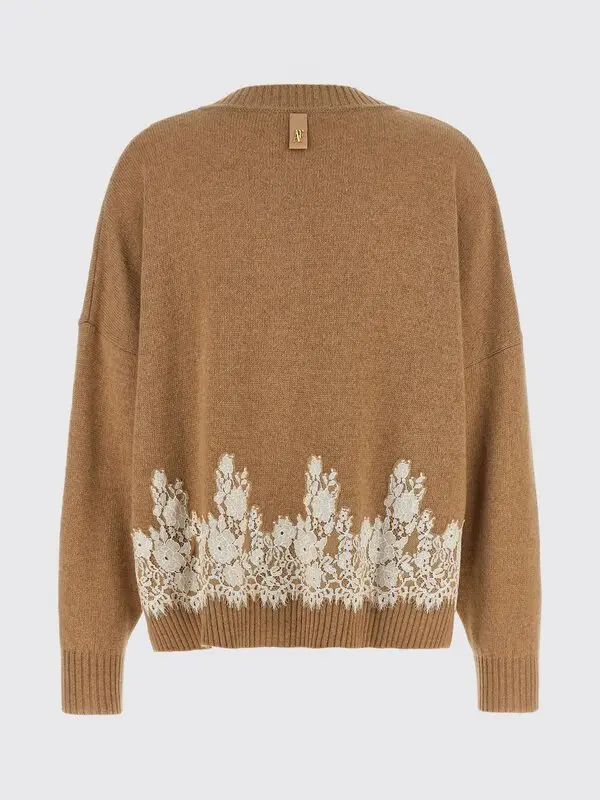 Alberta Ferretti Cardigan With Lace Embellishment