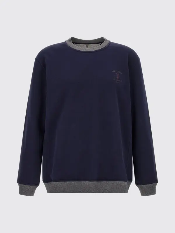 Brunello Cucinelli Crewneck Sweatshirt - Navy