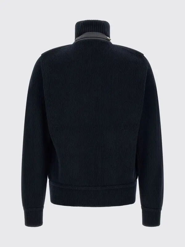 TOM FORD Virgin Wool Cardigan With Quilted And Padded Panels