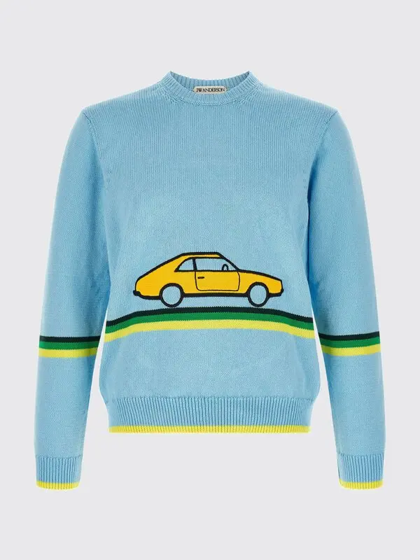 JW Anderson Crew Neck Sweater With Graphic Detail