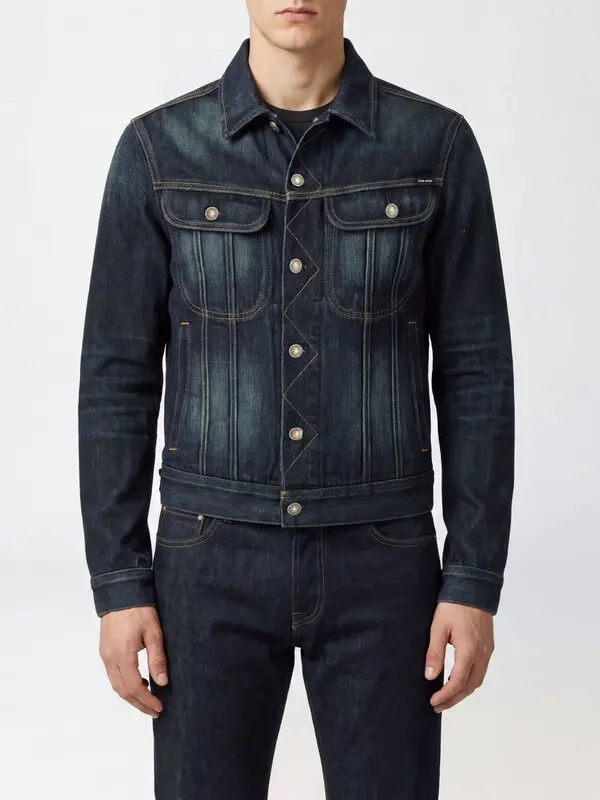 TOM FORD Denim Jacket - Blue