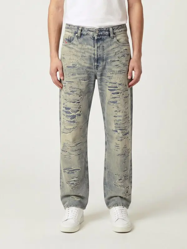 DIESEL® 1980 D-eeper Skinny Fit Jeans In Stretch Cotton Denim