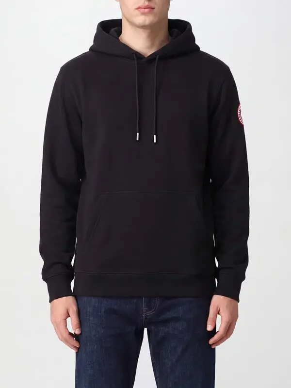 Canada Goose Cotton Hoodie - Black