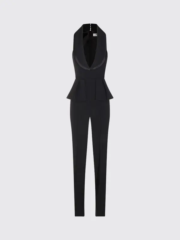 Elisabetta Franchi Jumpsuit With Peplum Detail