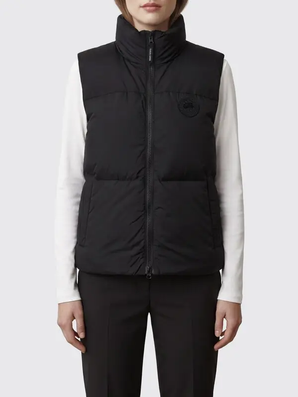 Canada Goose Quilted Zip-up Vest - Black