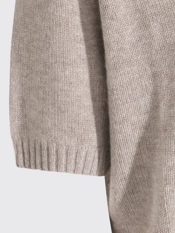 ALLUDE Ribbed Knit Sweater - Kaki