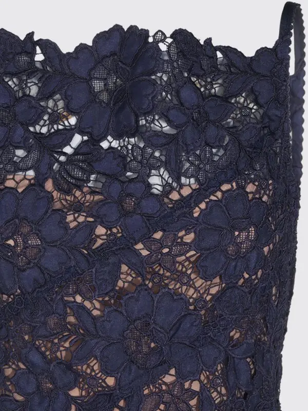SELF-PORTRAIT Lace Midi Dress